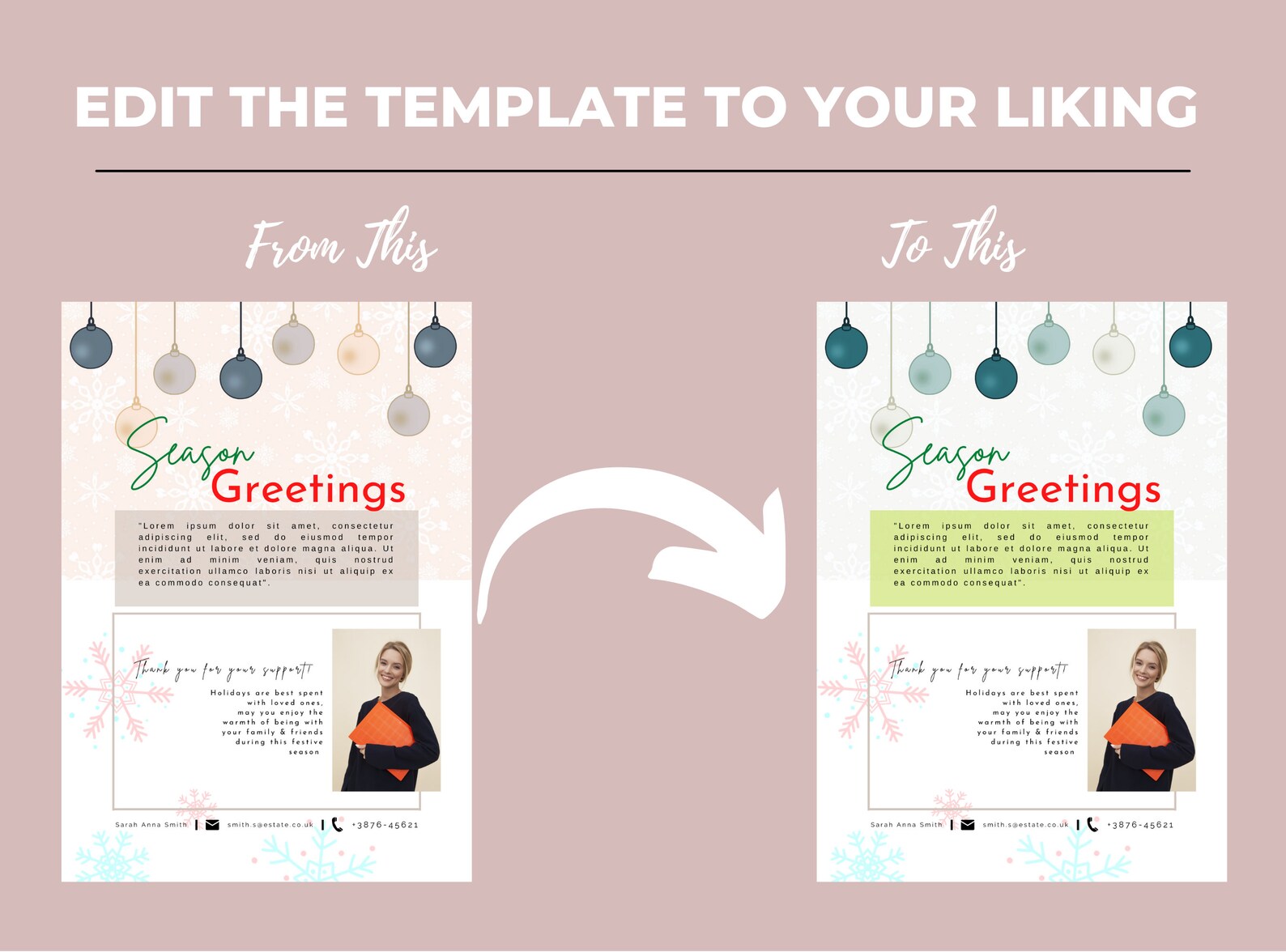 Real Estate Thank You Card | Season Greetings | Realtor Season ...