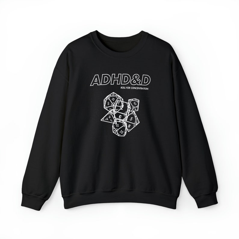 ADHD&D Sweatshirt, Funny ADHD Sweatshirt, Neurospicy Adhd Merch ...