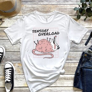 Sensory Overload Possum Neurodiversity Shirt Funny ADHD Merch Adult ...