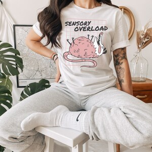 Sensory Overload Possum Neurodiversity Shirt Funny ADHD Merch Adult ...