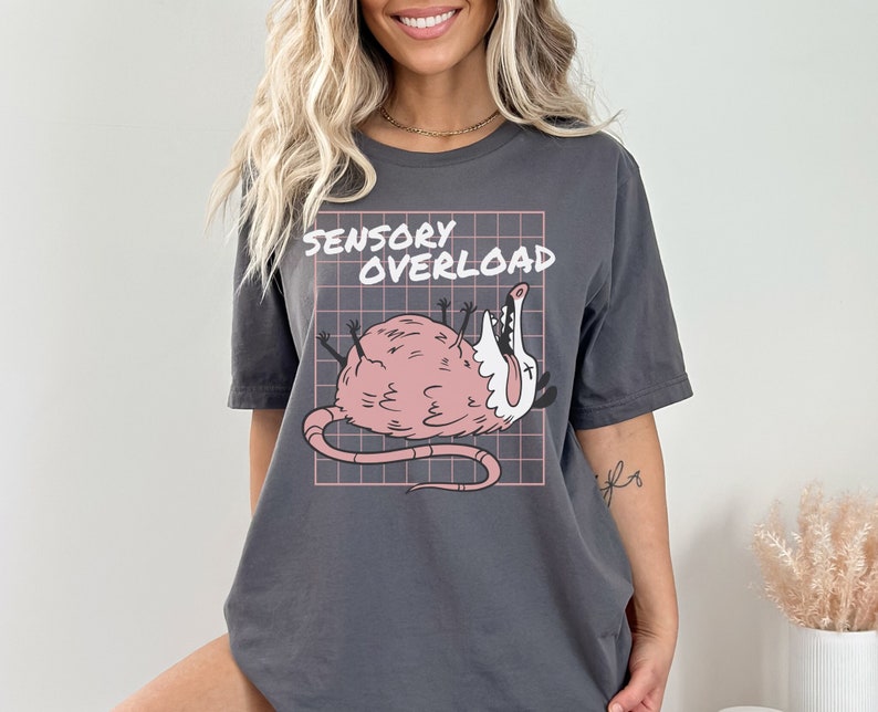 Sensory Overload Possum Neurodiversity Shirt Funny ADHD Merch - Etsy