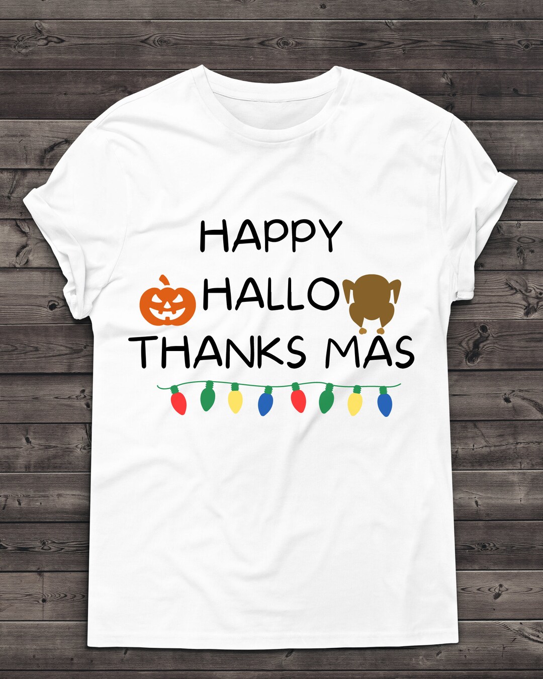 Funny Holiday Svg, Funny Svg, Happy Hallow Thanks Mas Svg, Halloween ...