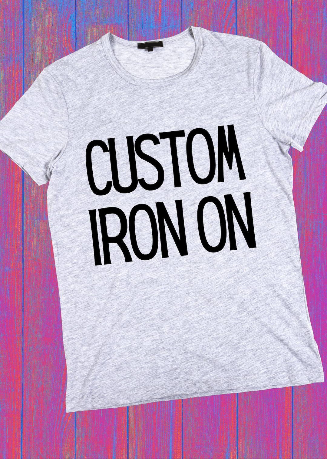 Custom Iron On, Vinyl, Iron on Decal, Name, Wedding, Family Vacation ...