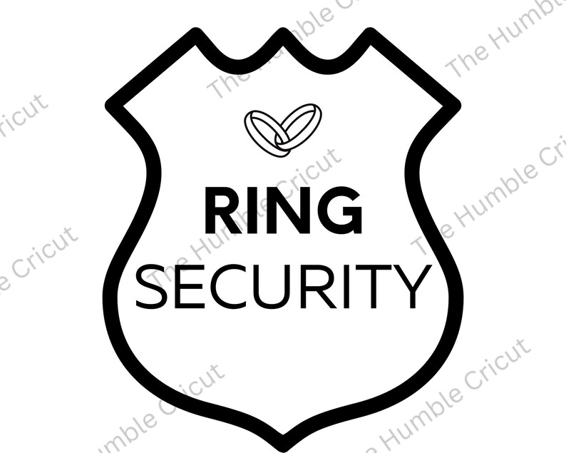 Ring Security SVG Bridal Cut File Digital Download Ring - Etsy