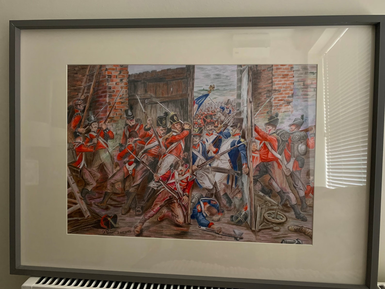 Waterloo Defenders. A Fine Art Pencil Drawing Print - Etsy