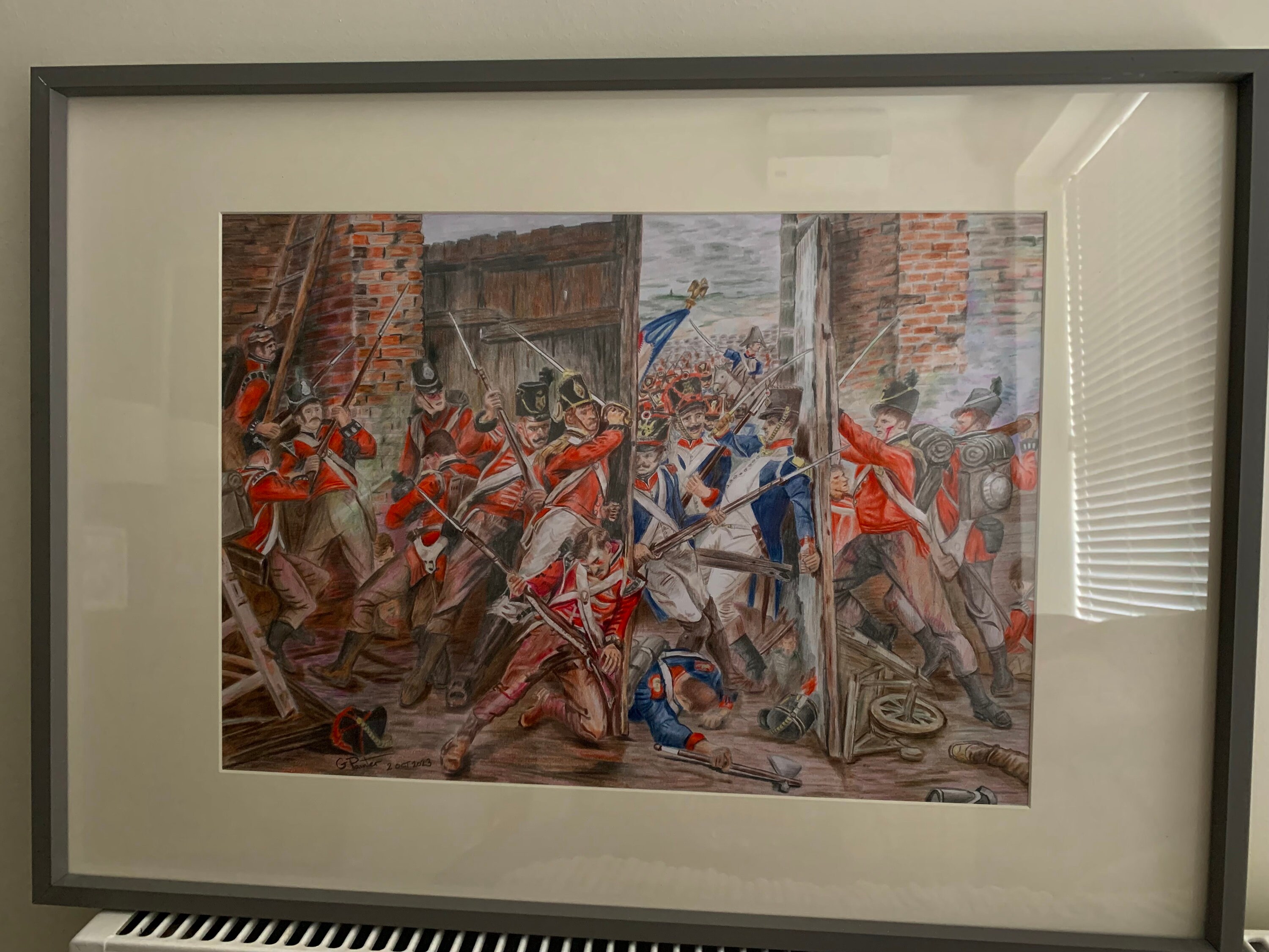 Waterloo Defenders. A Fine Art Pencil Drawing Print - Etsy