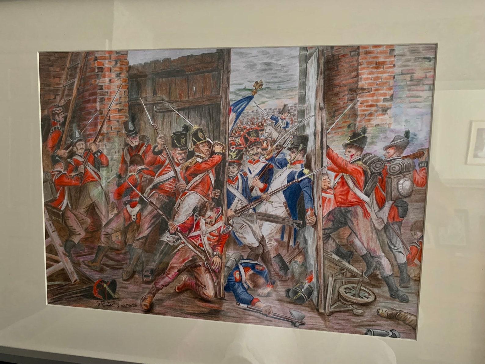 Waterloo Defenders. A Fine Art Pencil Drawing Print - Etsy