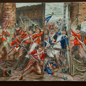 Waterloo Defenders. A Fine Art Pencil Drawing Print - Etsy