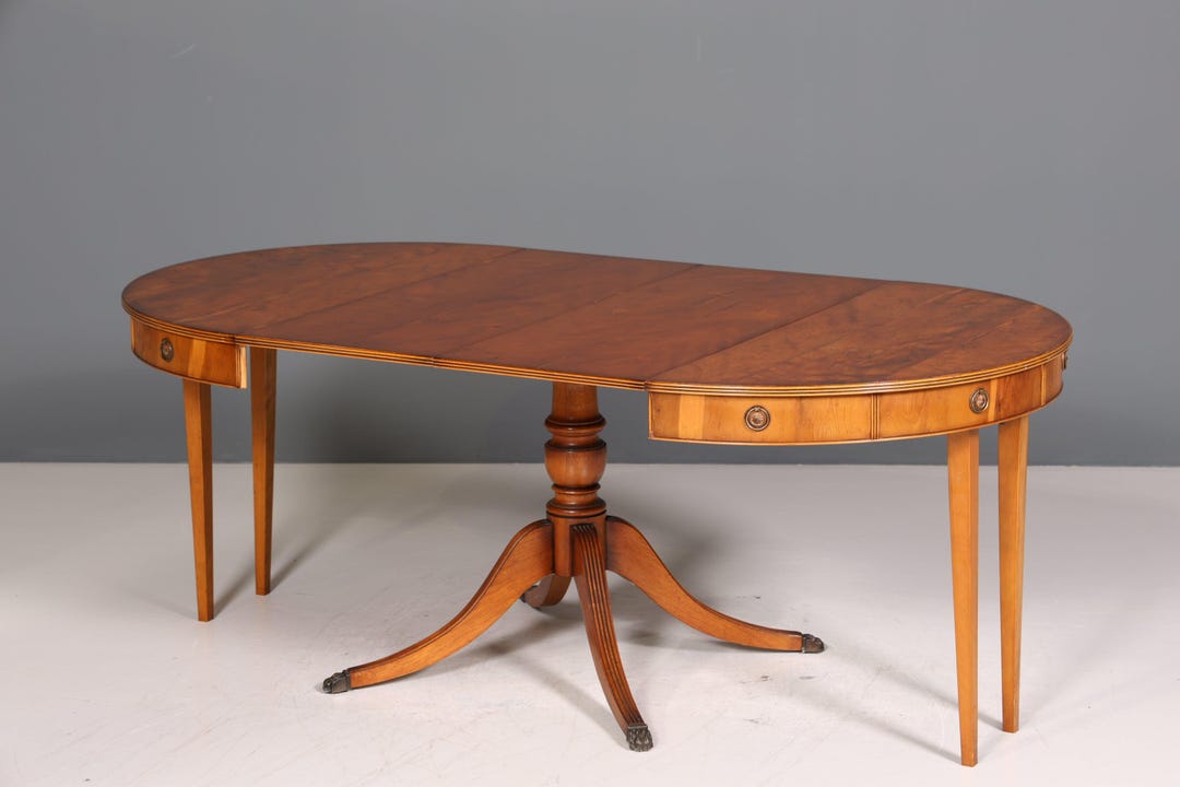 Dreamy English Table Extendable Dining Table Antique Style 60s Kitchen ...
