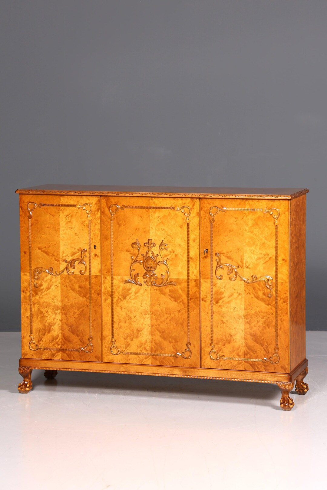 Elegant Chippendale-style Cabinet, Baroque Style, Vertiko, Highboard ...