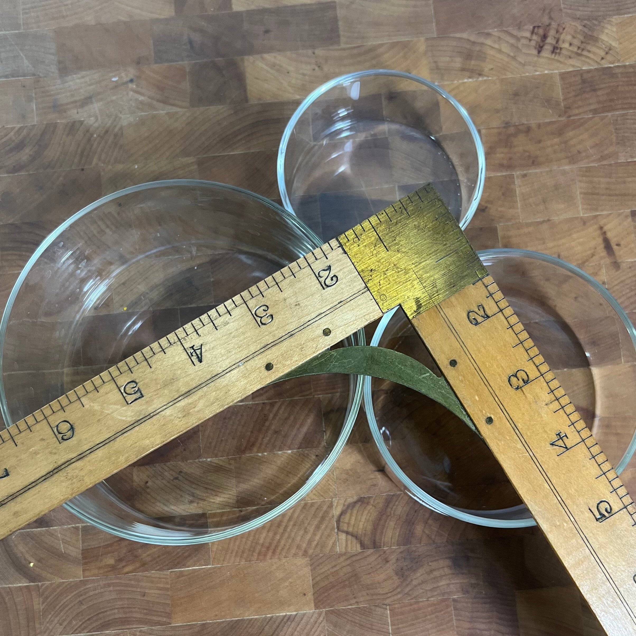 Vintage Crystalizing Dishes, Kimax Borosilicate Glass, Vintage ...