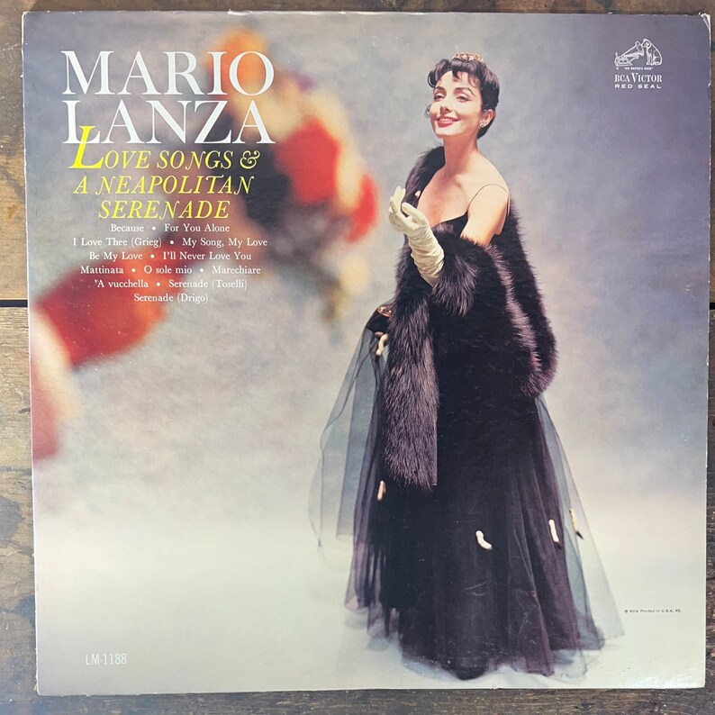 Classic Italian Records, Vintage Vinyl; Mario Lanza, Giuseppe Di ...