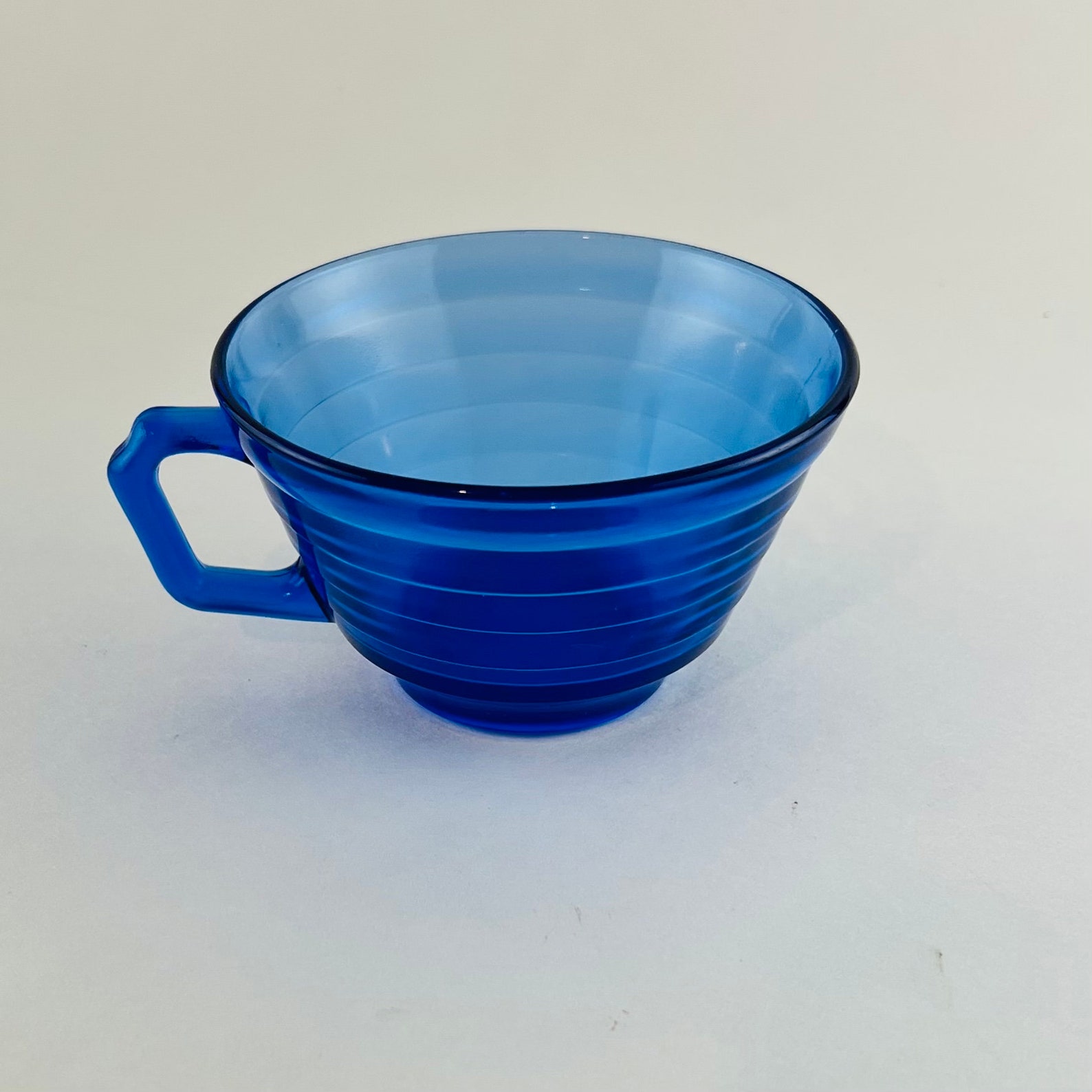 10 Piece Vintage Hazel Atlas Glassware Set - Cobalt Blue Moderntone ...