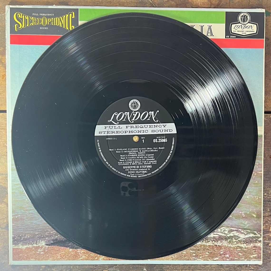 Classic Italian Records, Vintage Vinyl; Mario Lanza, Giuseppe Di ...