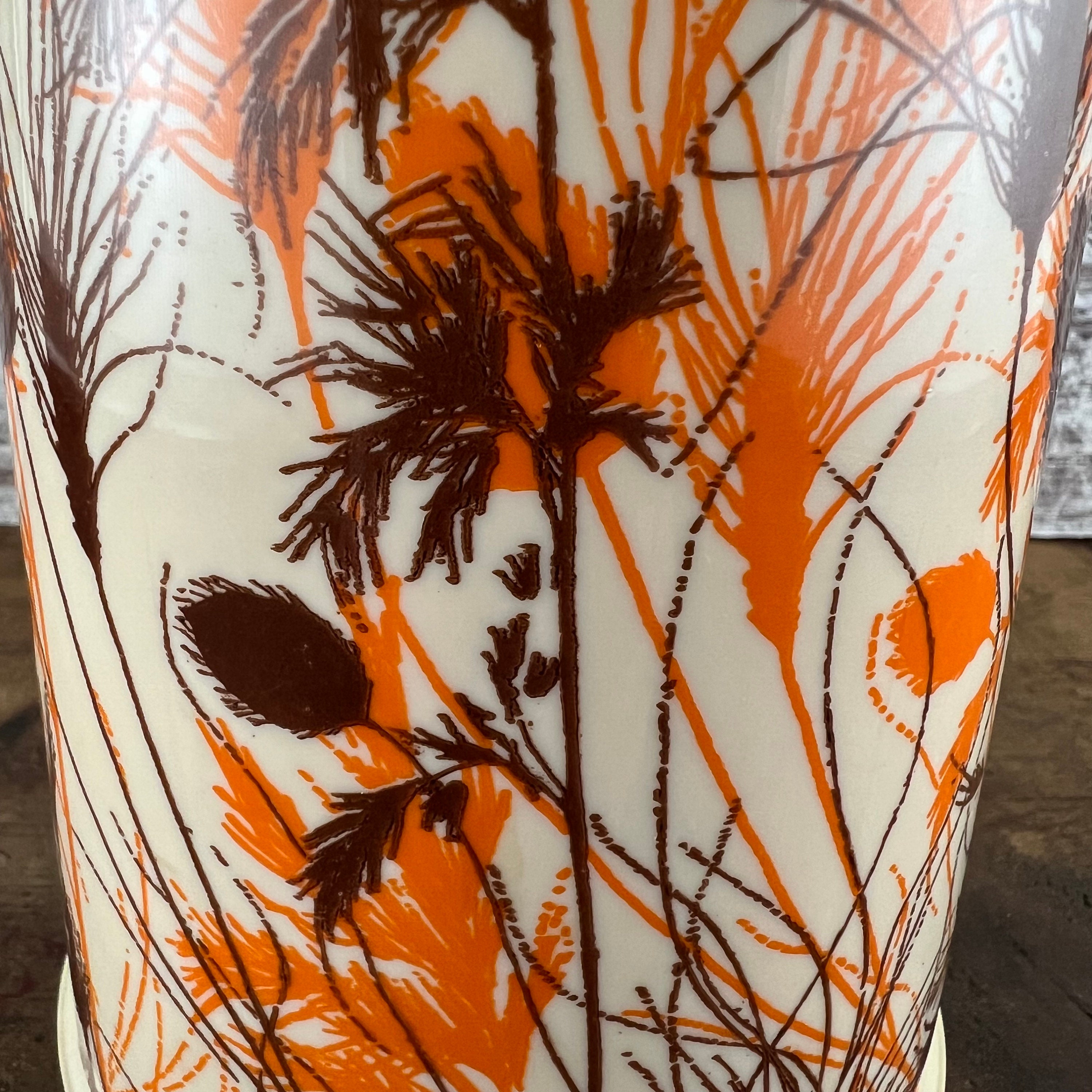 Vintage Aladdin Pump-a-drink Thermos Carafe in Autumn Wheat Pattern ...