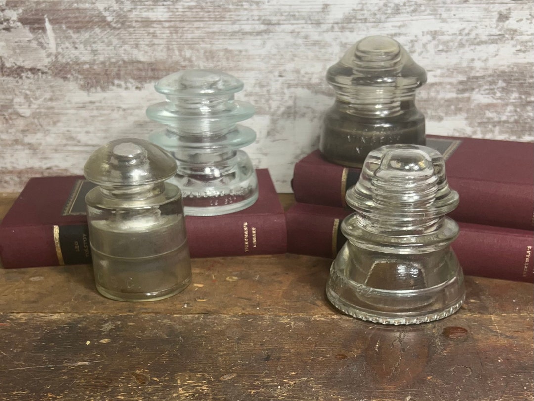 Antique Glass Insulators, Hemingray Glass Company - Etsy