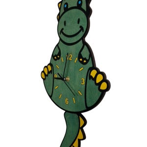 Moving Tail Laser Cut Files Svg, Dino Clock, Wall Art Laser Files ...