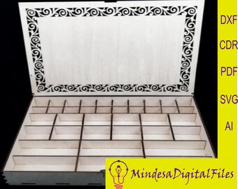Laser Cut Files. Customize Size Box SVG and DXF Files. We Send - Etsy