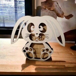 Set of 5 Animal Banks 30 Cm Design for Laser Cut, Digital Files, Cdr ...