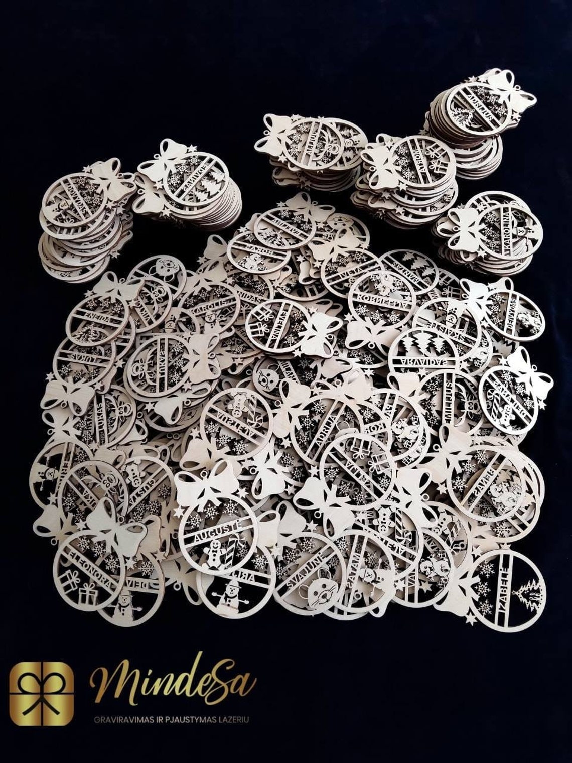 Laser Cut Files for 8 Xmas Toys With Custom Name Digital - Etsy