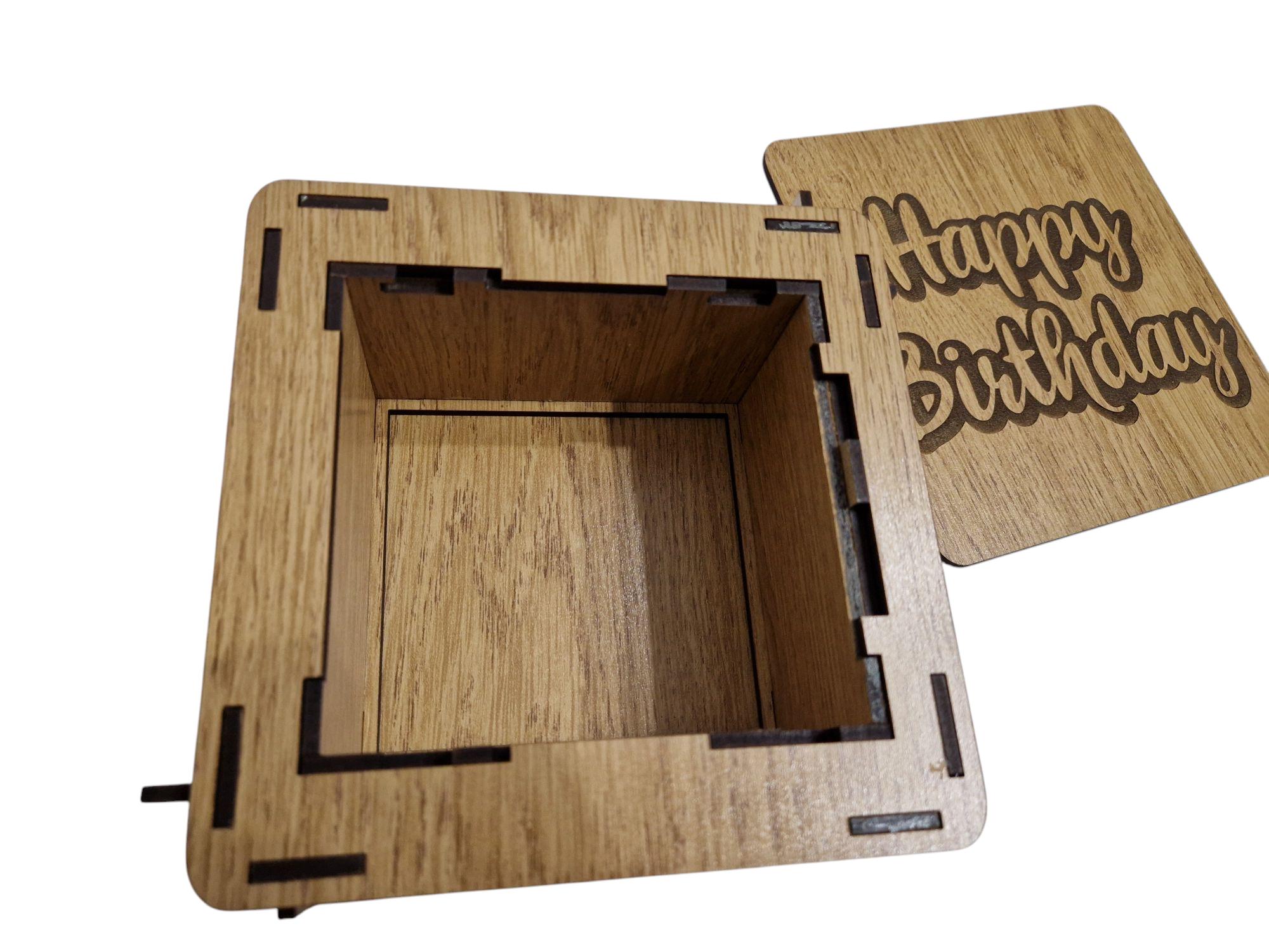 Locked Puzzle Gift Box SVG: Laser Cut Files (digital Download) - Etsy