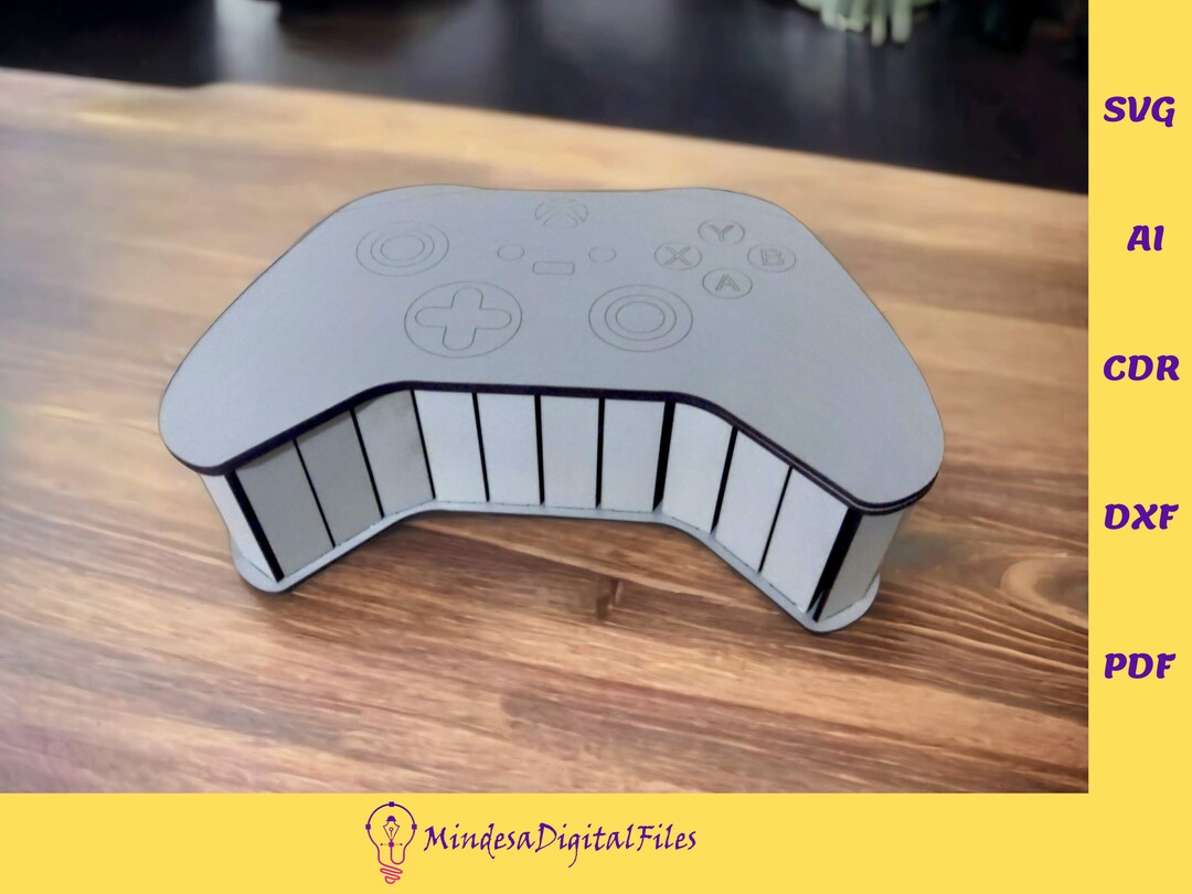 Gamer Box Design for Laser Cut Cnc Digital Files Cdr Dxf - Etsy