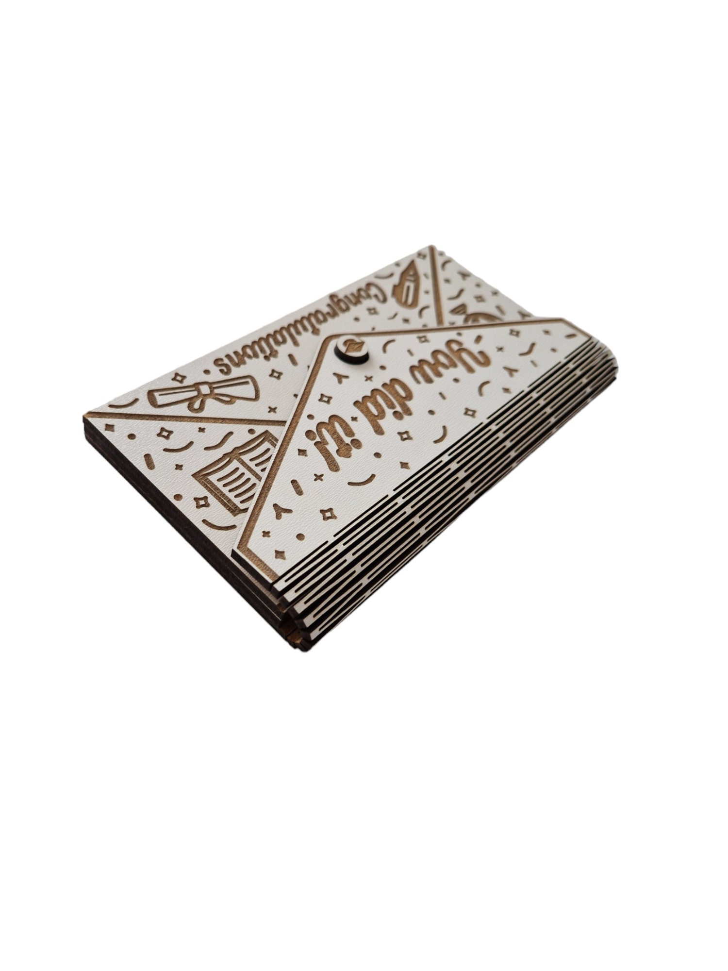 Laser Cut Graduation Gift Envelope SVG | Money Card Holder (digital ...