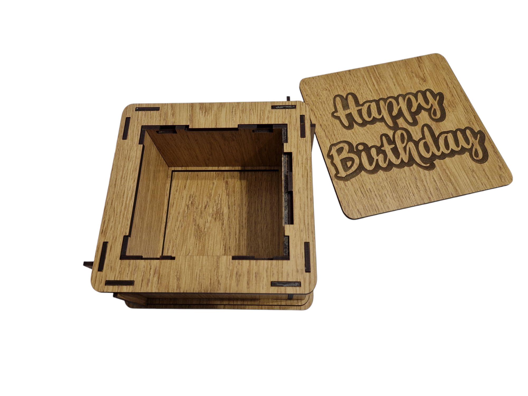 Locked Puzzle Gift Box SVG: Laser Cut Files (digital Download) - Etsy
