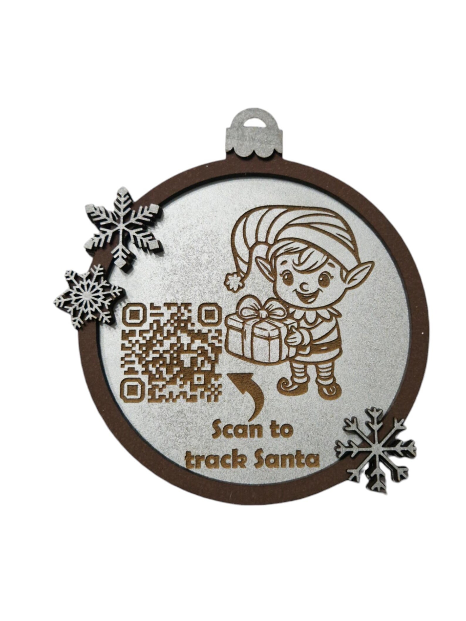 Laser Cut File Christmas Santa Tracker Elf, Laser Design, Svg Files ...