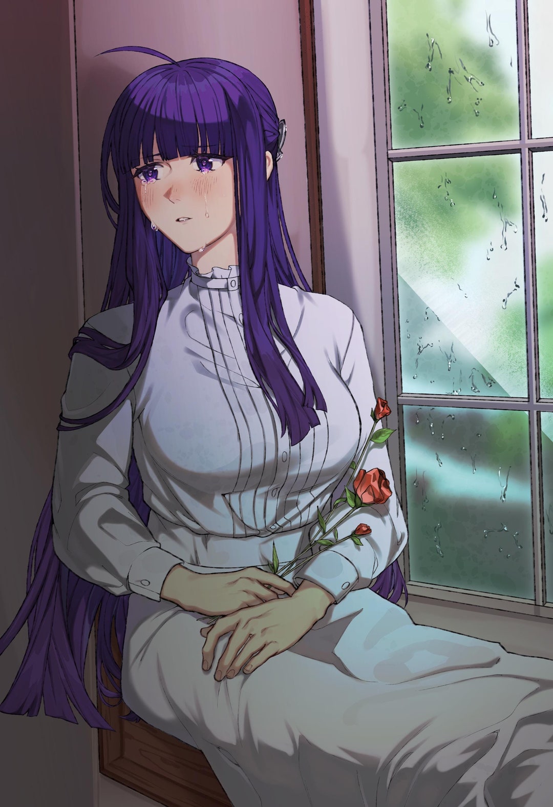 Lámina Fern Frieren Anime Waiting in Solitude - Etsy