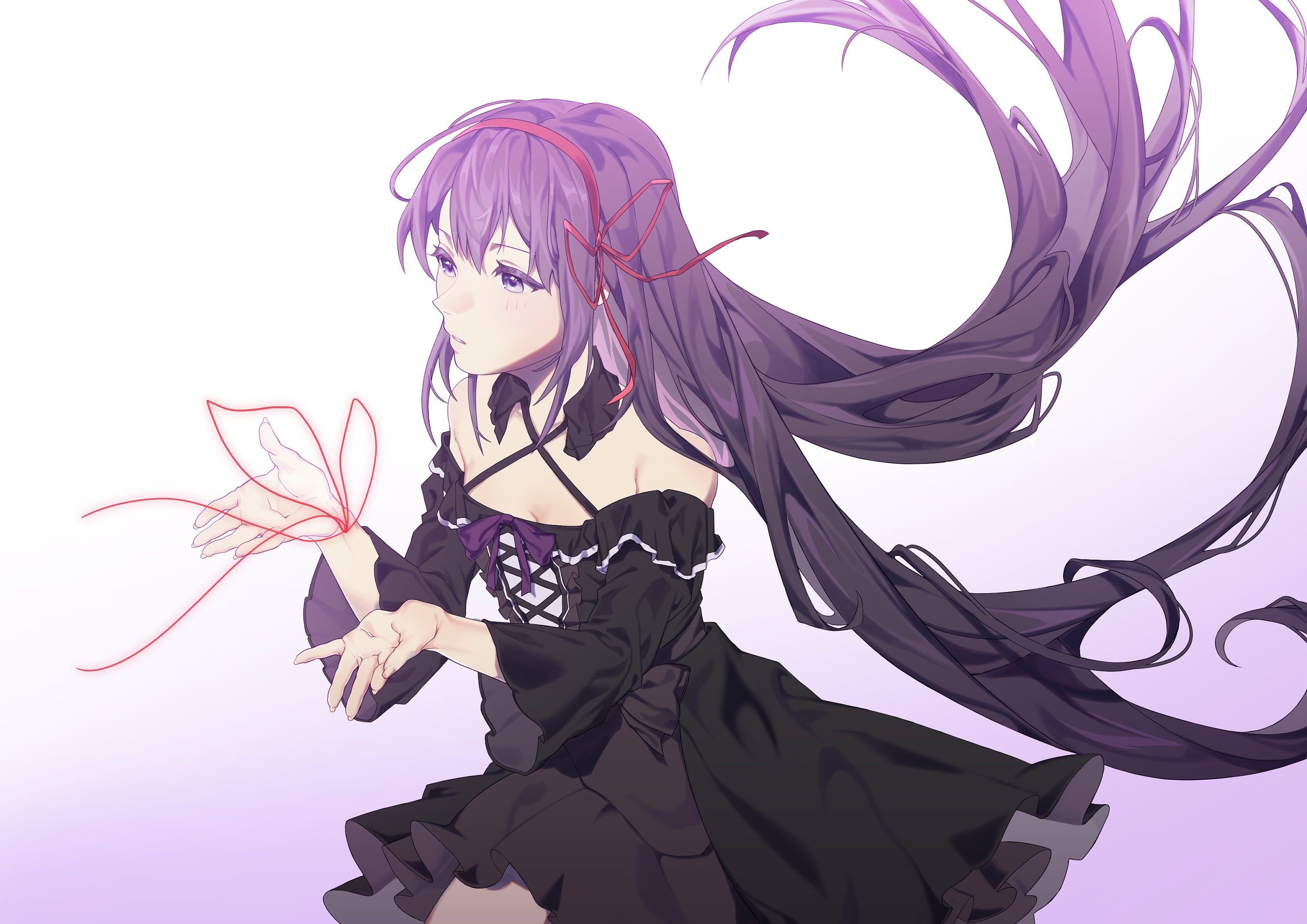 Puella Magi Madoka Magica Madoka Kaname & Homura Akemi Portraits Print ...