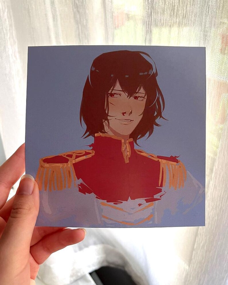 White Mask Akechi Goro Crow Persona 5 Royal Portrait Print - Etsy