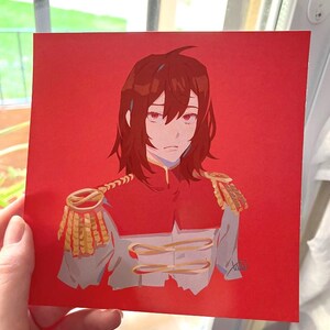 White Mask Akechi Goro Crow Persona 5 Royal Portrait Print - Etsy