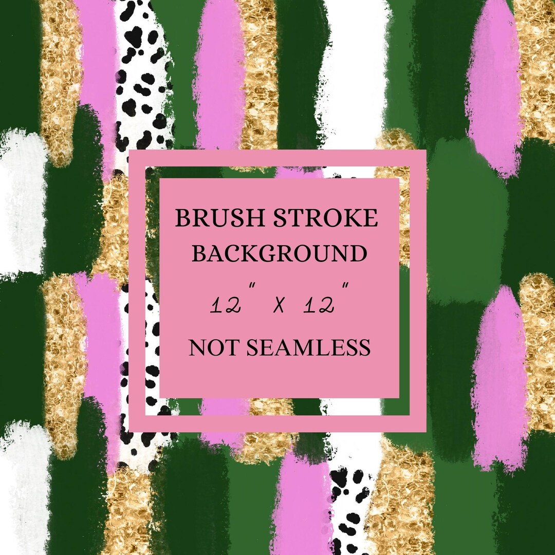 St Patrick's Messy Paint Color Brushstrokes Preppy Glitter Dotty ...