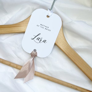 Personalised Hanger Tags With Ribbon | Hanger Place Cards | Hanger ...
