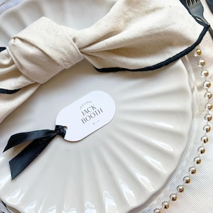 Personalised Wedding Place Names | Ribbon Place Names | Round Place ...