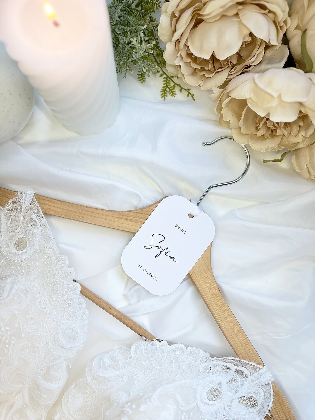 Personalised Hanger Tags | Hanger Place Cards | Hanger Place Names ...