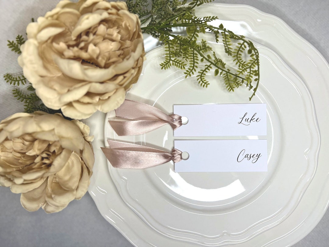Personalised Wedding Place Names Place Cards Paper Place Names - Etsy