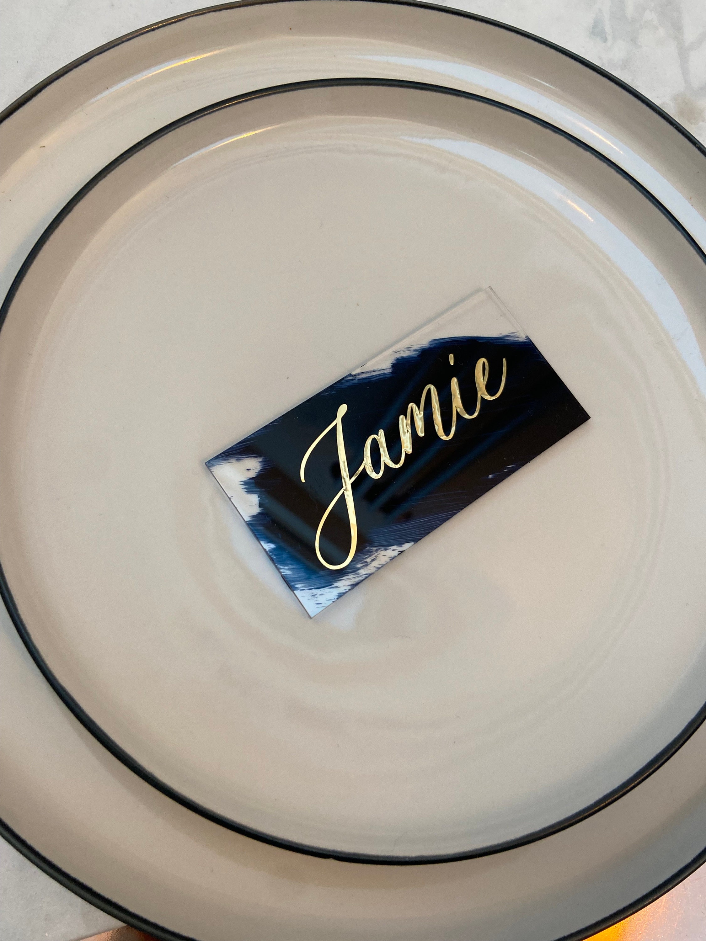 Personalised Wedding Place Names Place Cards Acrylic Place - Etsy UK