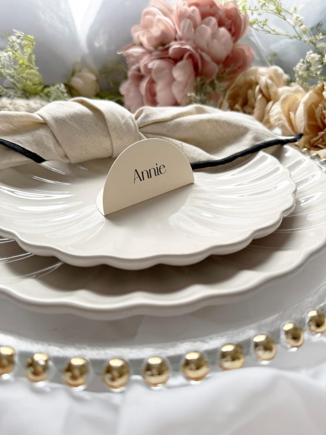 Personalised Wedding Place Names | Dome Place Names | Folded Place ...