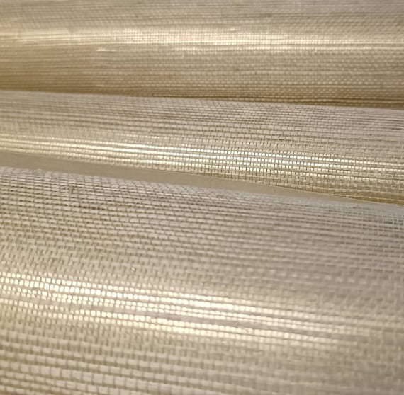 Metallic Grasscloth Wallpaper