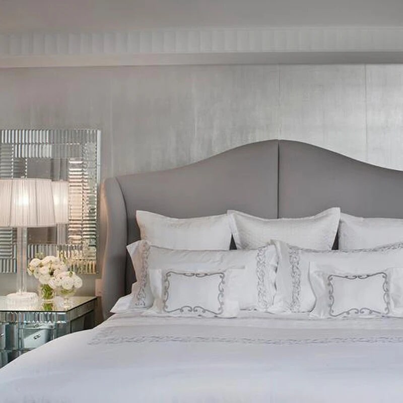 Silver Foil Wallpaper/silver Leaf Wallcovering/non Woven Wallcovering ...