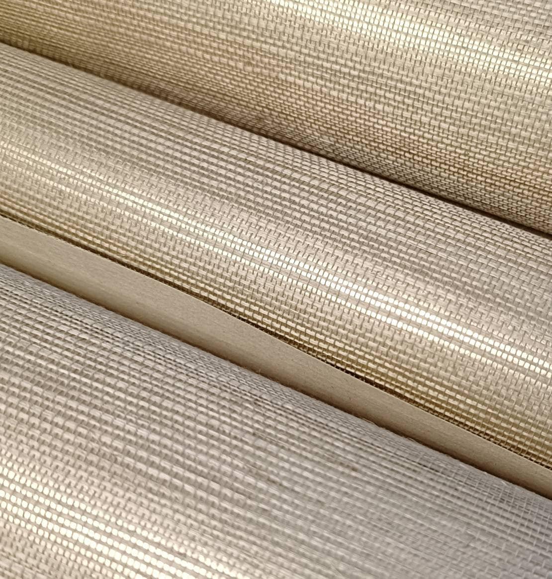 Gold Metallic Grasscloth Wallpaper CL22106 Gold Rockland Pearlescent