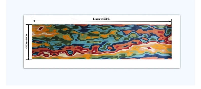 Rainbow Dyed Oak Wood Veneer: Mid-century Modern Furniture Covering - Etsy