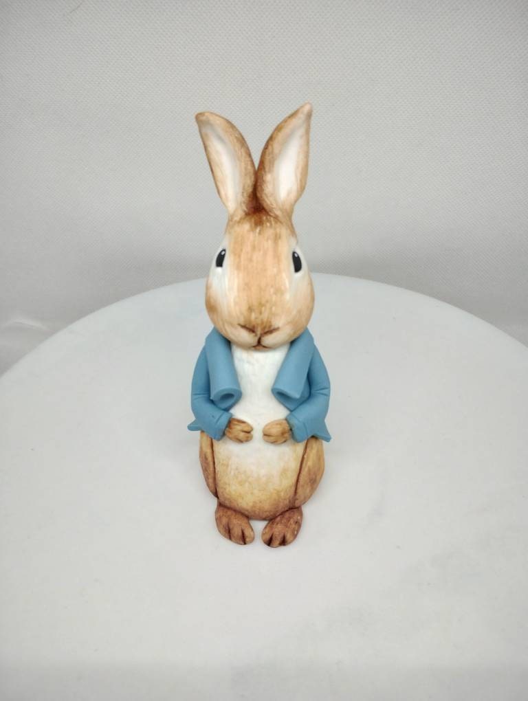 Peter Rabbit Fondant Cake Topper First Birthday Christening - Etsy UK