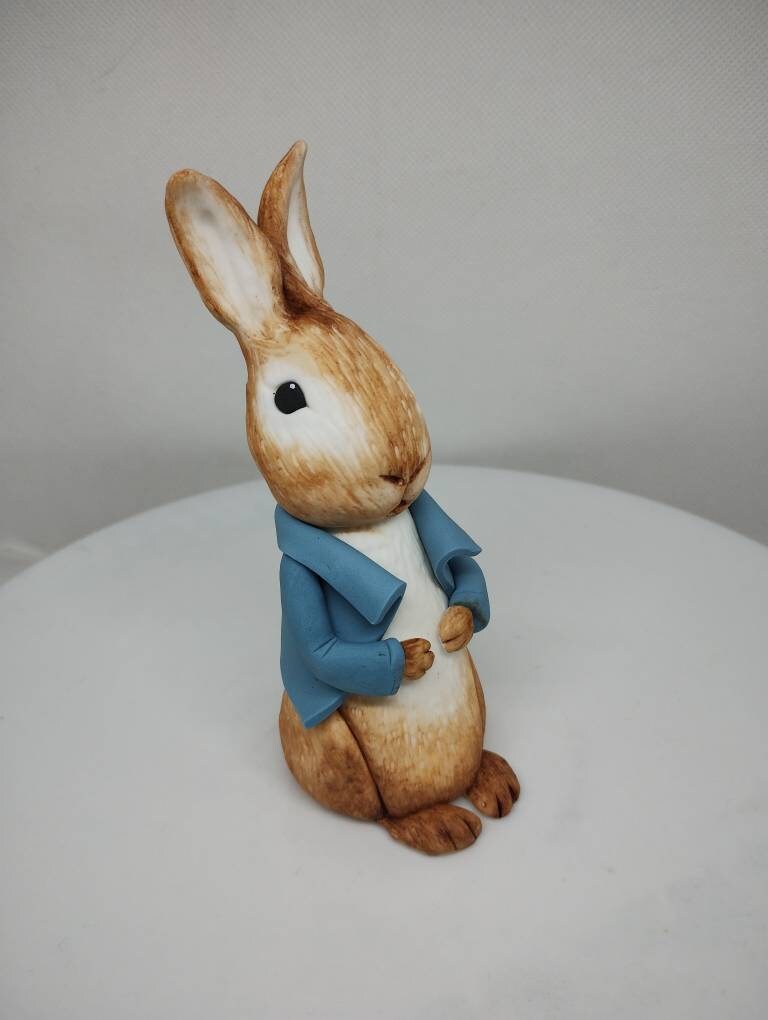 Peter Rabbit Fondant Cake Topper First Birthday Christening - Etsy UK