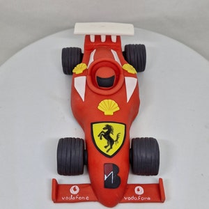 Edible F1 Racing Car Fondant Cake Topper Formula One Cake Decorations ...
