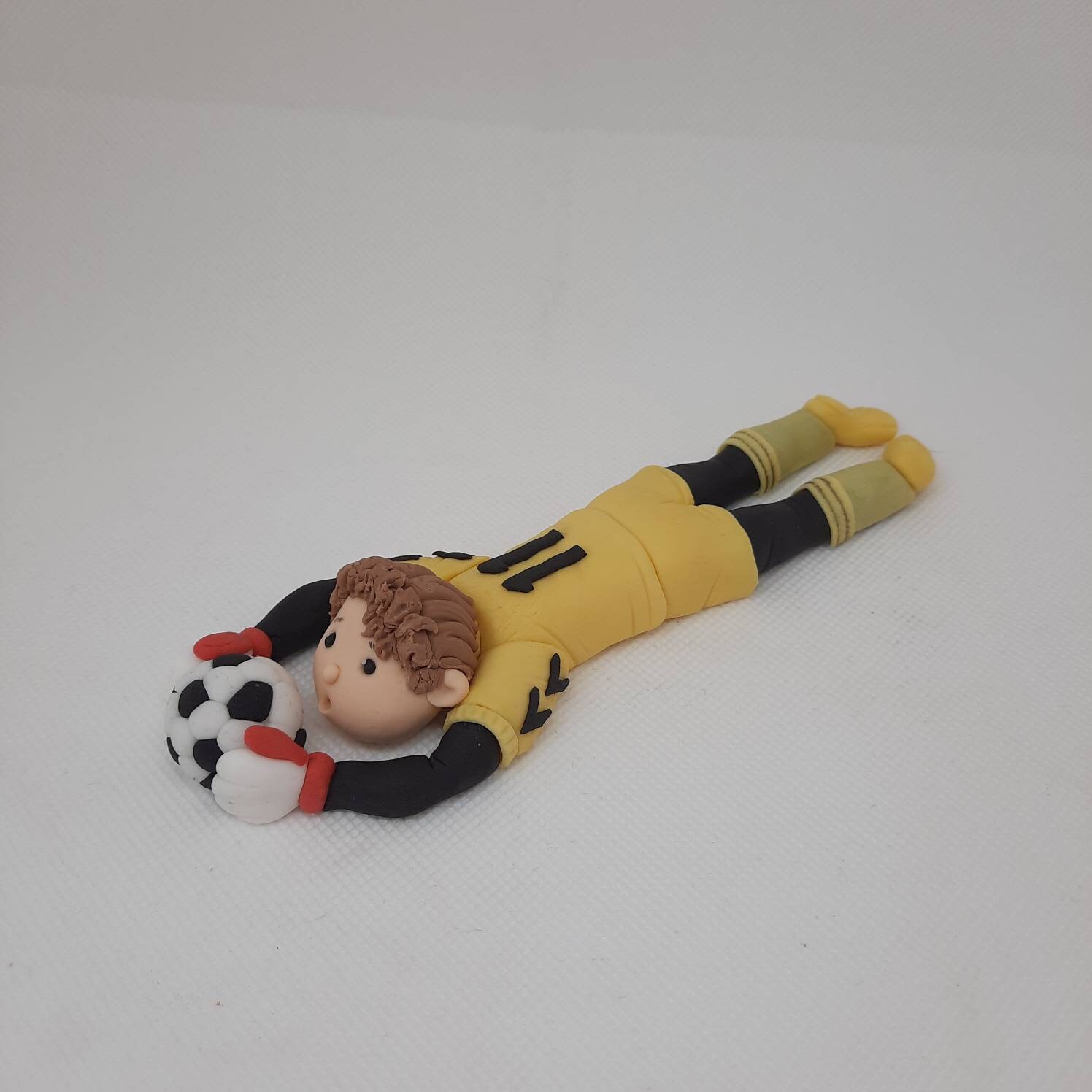 Fondant Footballer Figure Cake Topper Football Cake Decorations ...