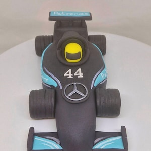 Edible F1 Racing Car Fondant Cake Topper Formula One Cake Decorations ...