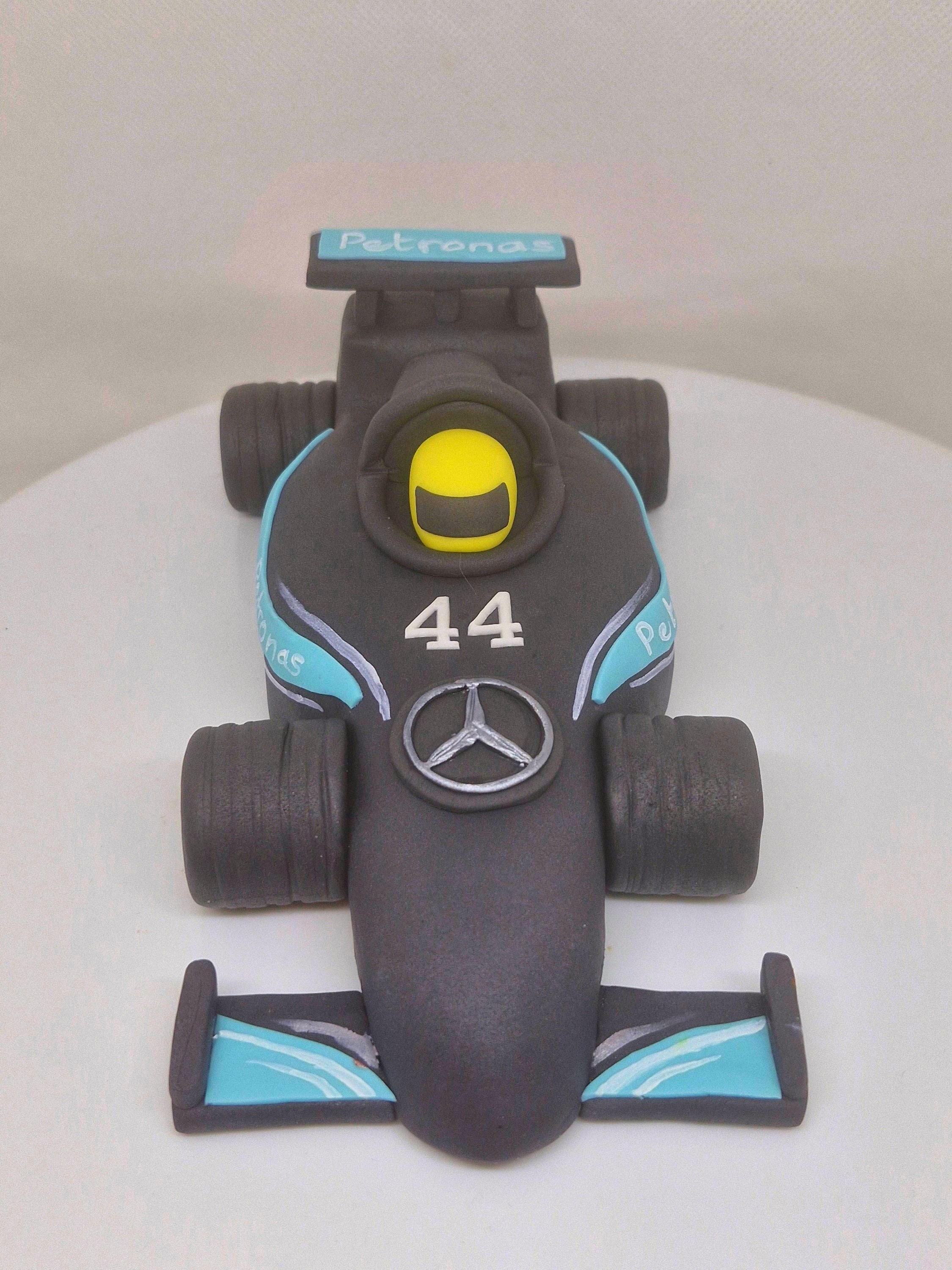 Edible F1 Racing Car Fondant Cake Topper Formula One Cake Decorations ...